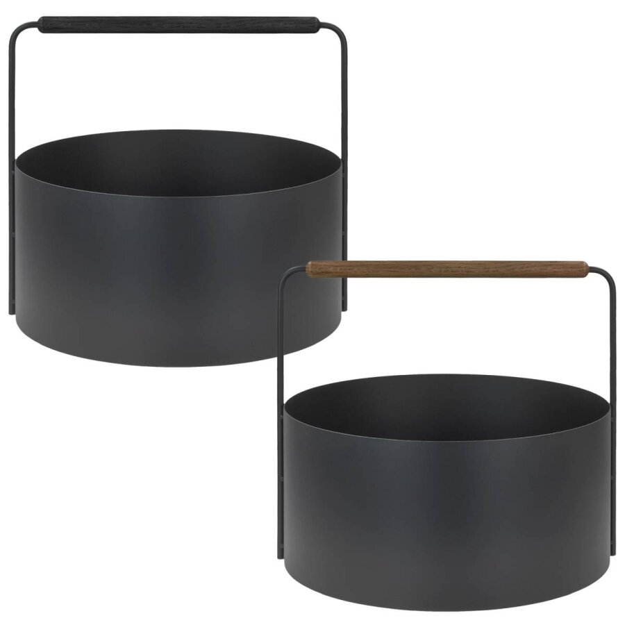 Blomus Kaminholzkorb Metall 45x42cm "Ashi - L"