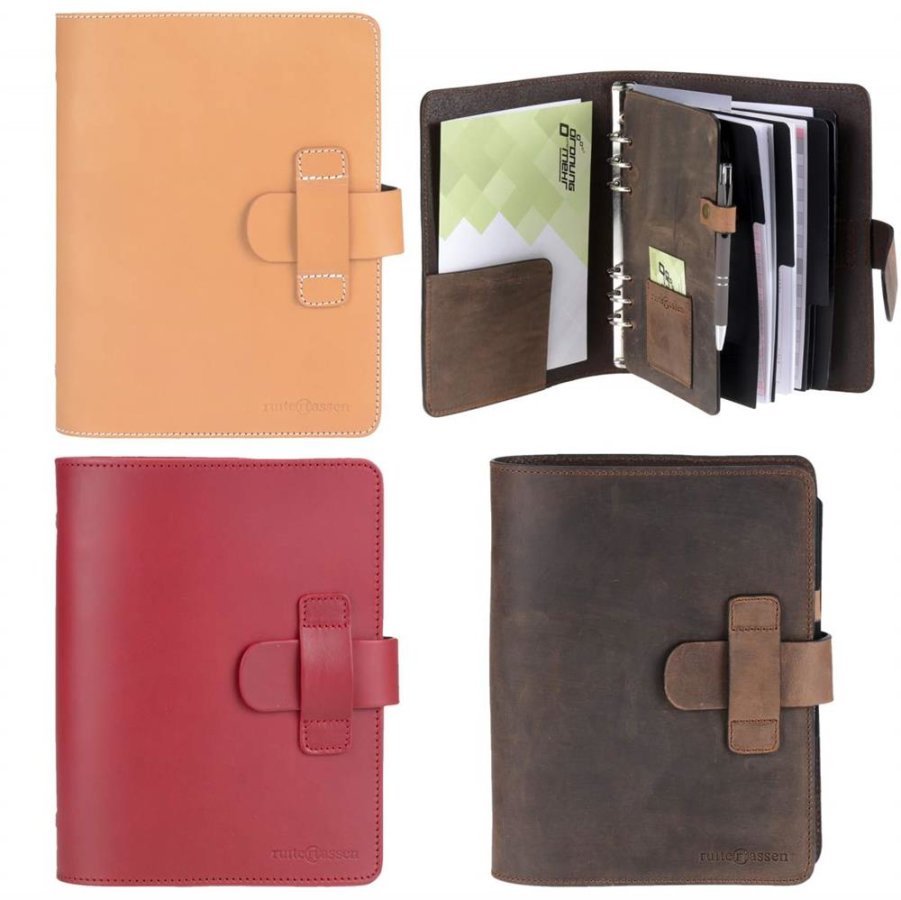 Terminplaner A5 Leder 20x24cm "Classic" 2805T Ruitertassen